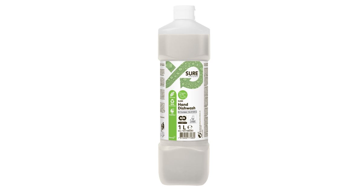 SURE dishwashing liquid, hand wash, 1L | HYGOTREND.COM